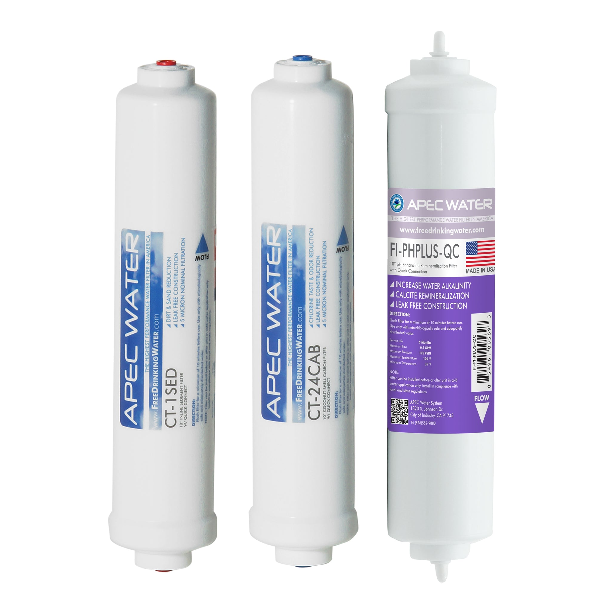 APEC Pre-Filter Set for RO-CTOP pH Countertop Systems