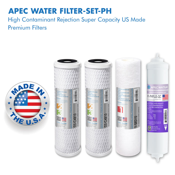 APEC Pre-filter Set for ULTIMATE 90 GPD PH RO Systems - 10