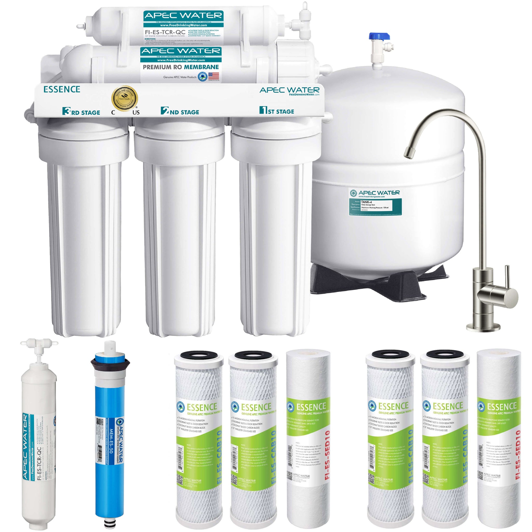ROES-50X - Under Sink RO Water Filtration System