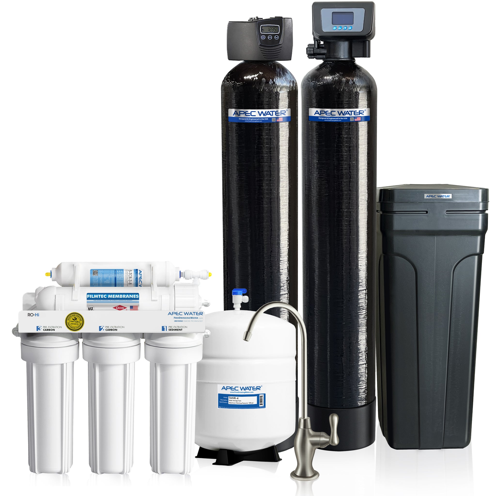 Whole House Filtration System - Water Softener Package
