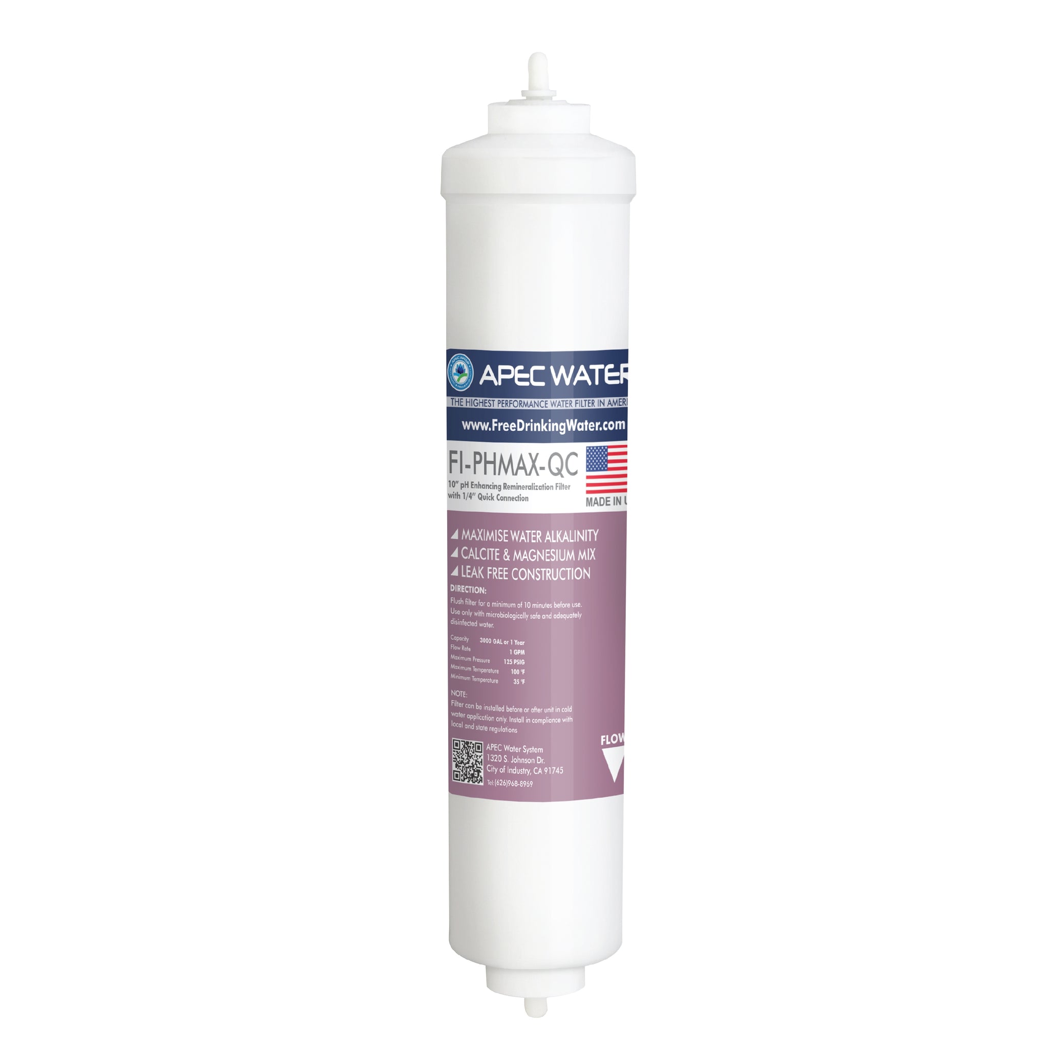 pHMax Quick-Connect Filter Cartridge for Alkaline Water