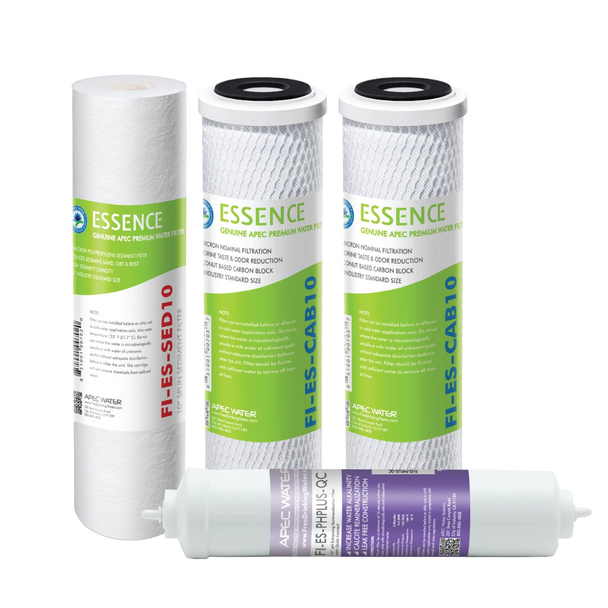 APEC Pre-Filter Set for Essence 75 GPD pH RO Systems
