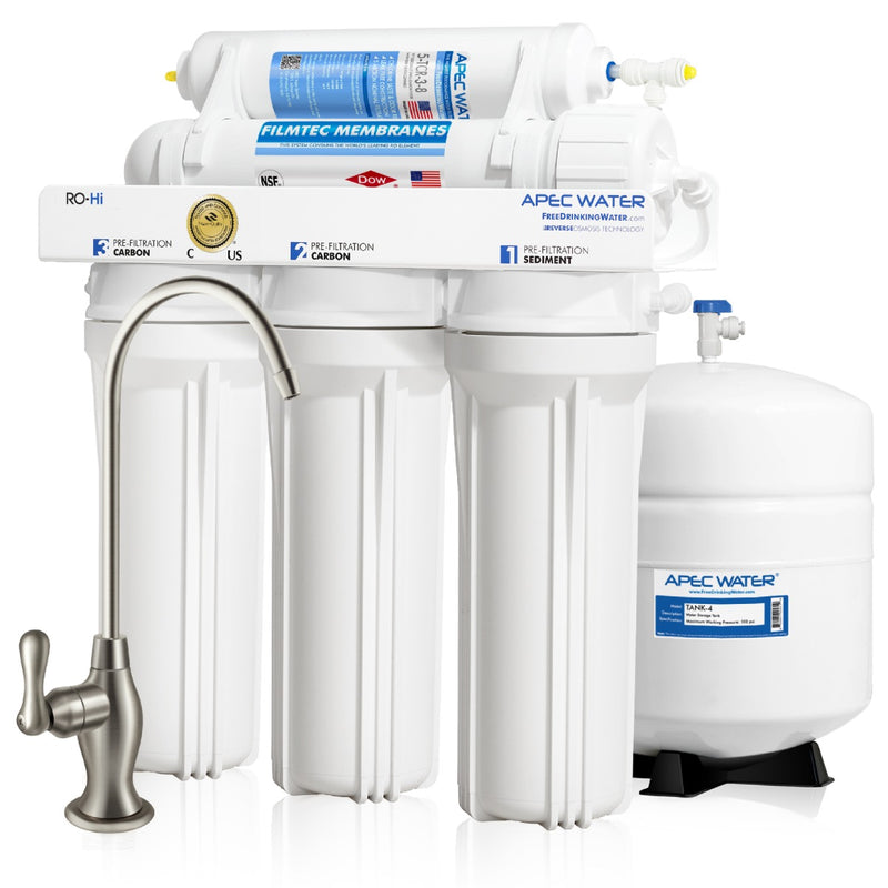 RO-Hi 90 GPD High Output Under Sink RO Filtration System